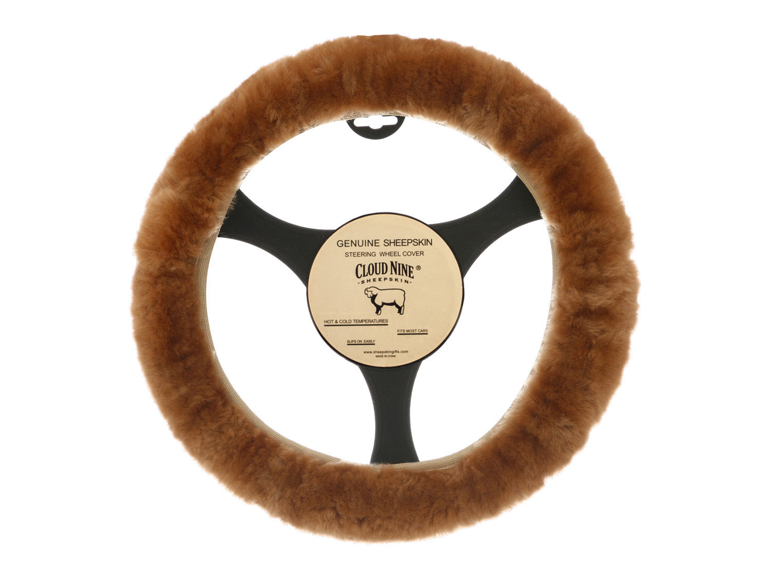 Genuine Sheepskin Steering Wheel Cover | Cloud Nine Sheepskin